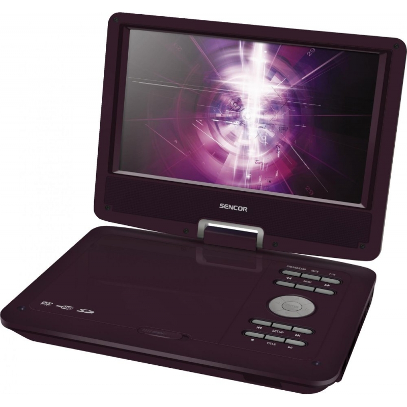 Přenosný DVD přehrávač Sencor SPV 2919 RED - Bestbonus.cz